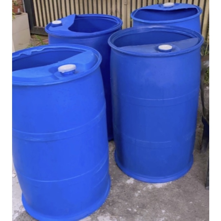 Tong biru besar 220 liter | Shopee Malaysia