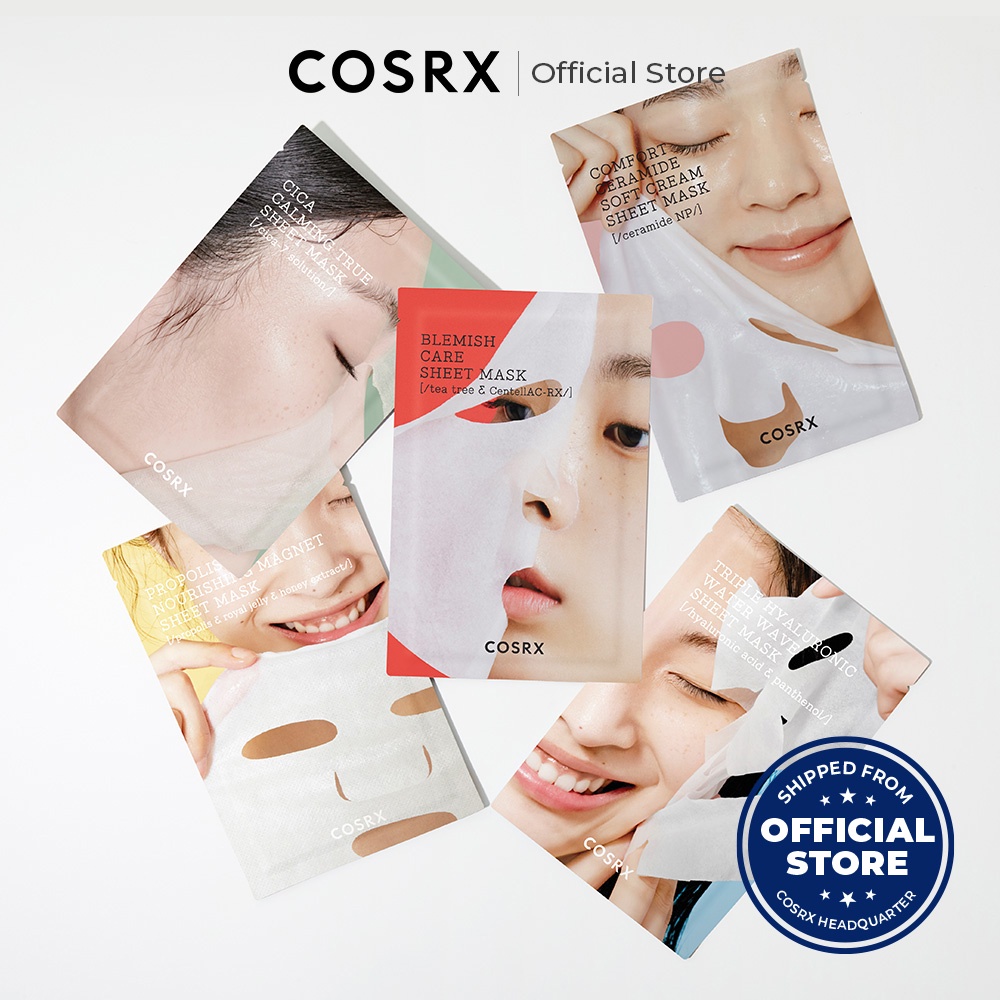 [COSRX OFFICIAL] Face Mask _Blemish / Hyaluronic / Cica / Propolis ...