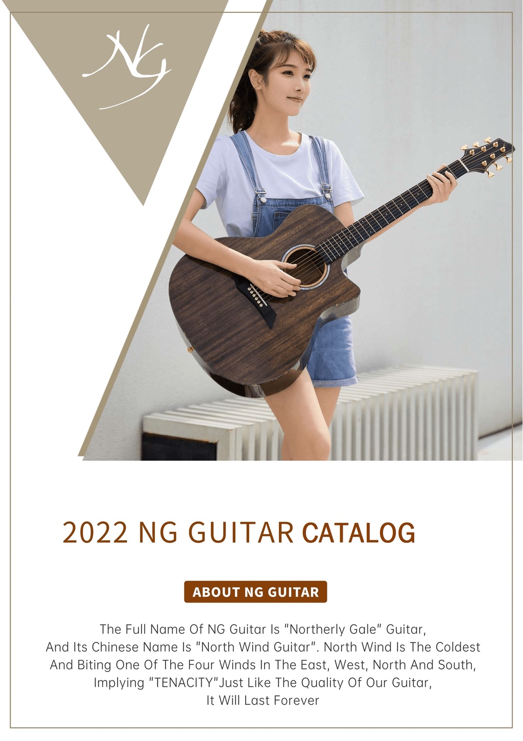 NG guitar Northerly Gale guitar Start START NA JF body acoustic guitar ...