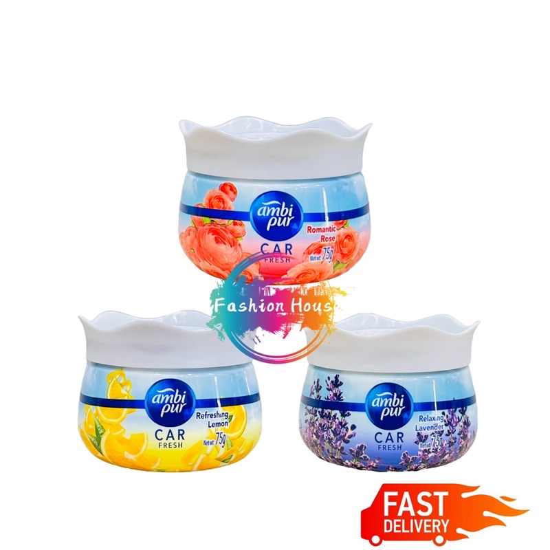 Ambi Pur Car Fresh Air Refreshing Gel (75g) | Shopee Malaysia
