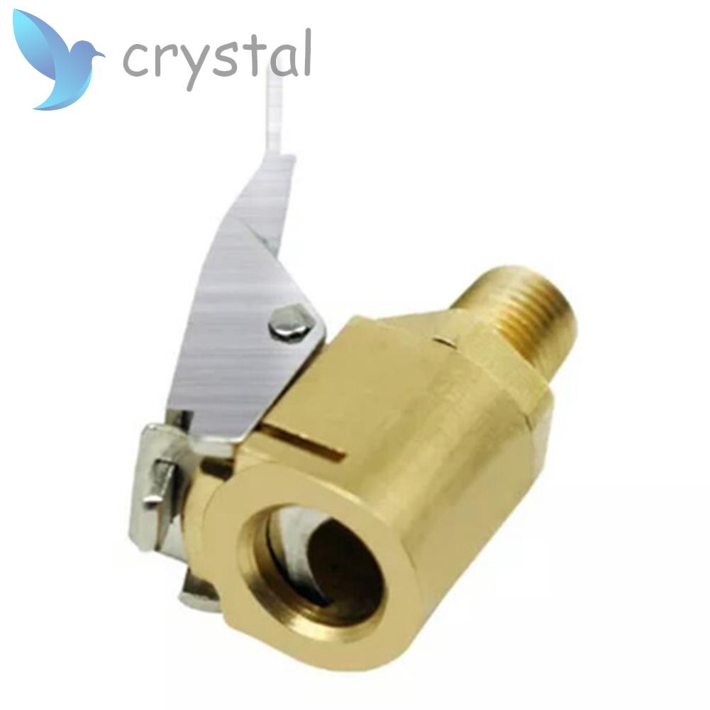 ♛CR-NEW♛8mm Car Tire Air Chuck Inflator Pump Valve Clip Clamp Connector ...