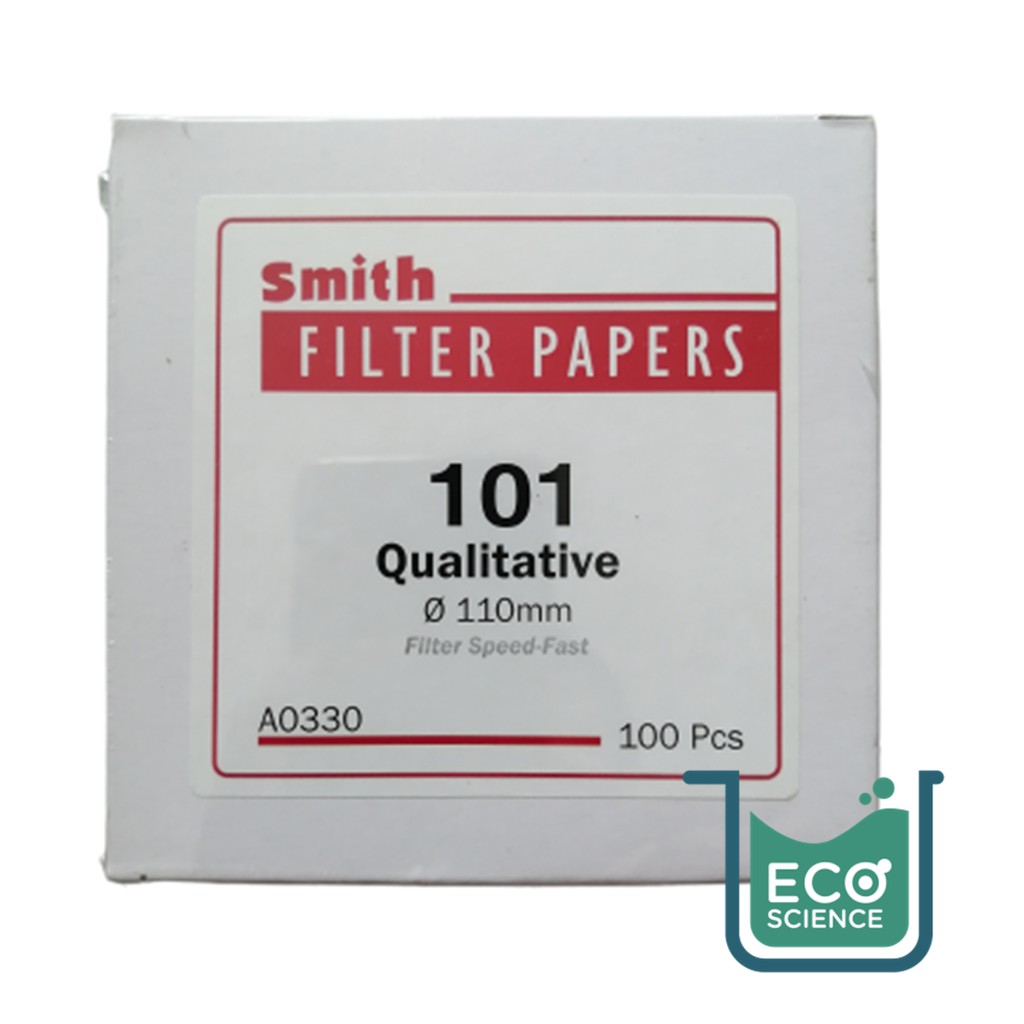 SMITH Filter Paper Qualitative Fast Speed 101 (90 - 180 mm), 100 pcs ...