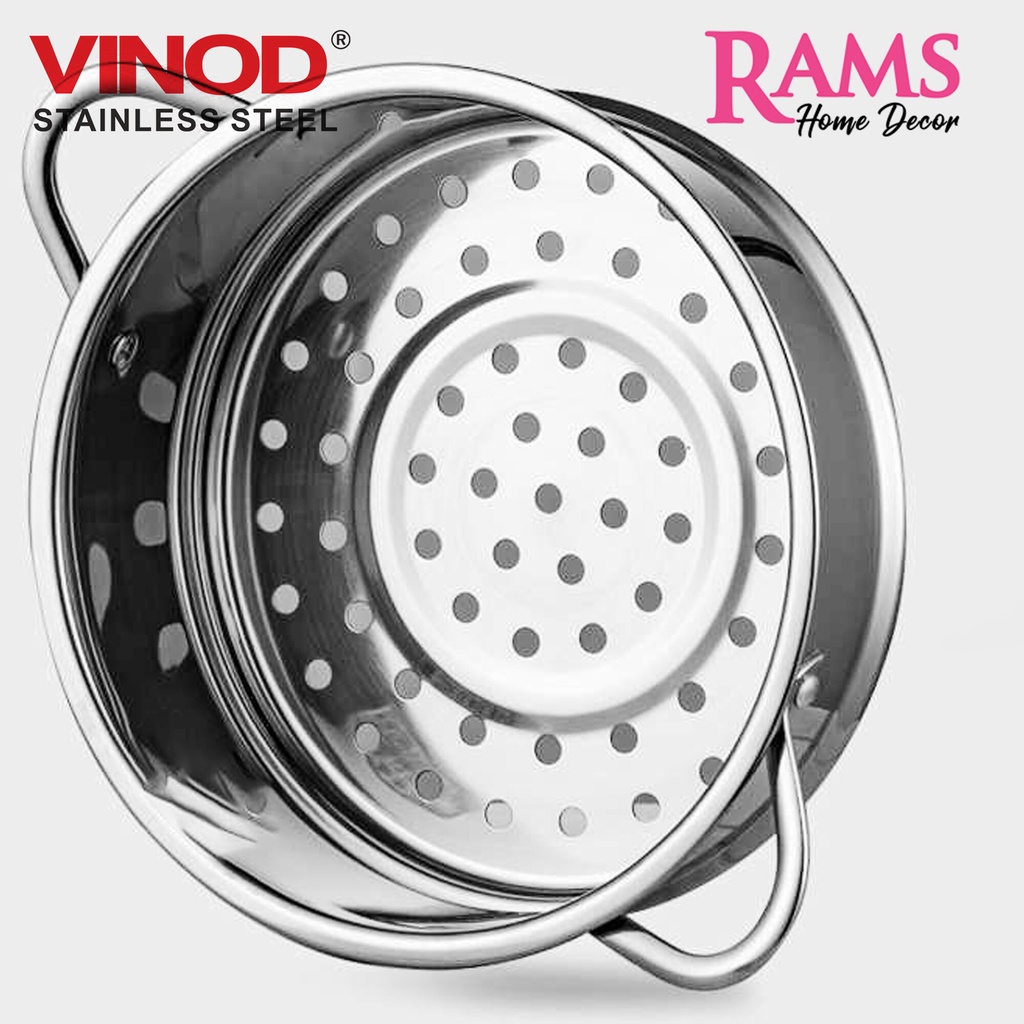 Vinod Stainless Steel Steamed Grid Pot Grid Basket Steamer Insert ...