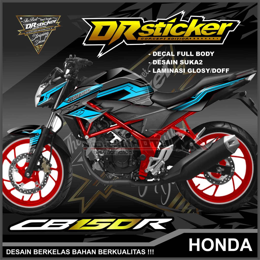 Decal sticker-sticker CB150R/Decal CB150R New 2016 2017 Full body ...