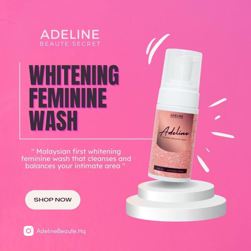 ADELINE HYGIENE FEMININE WASH BY ADELINE SECRET BEAUTE PENCUCI WANITA ...