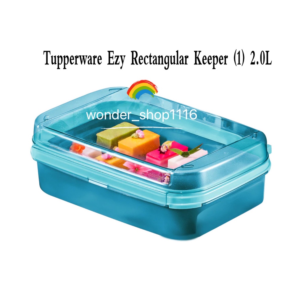 Tupperware Ezy Rectangular Keeper (1) 2.0L | Shopee Malaysia