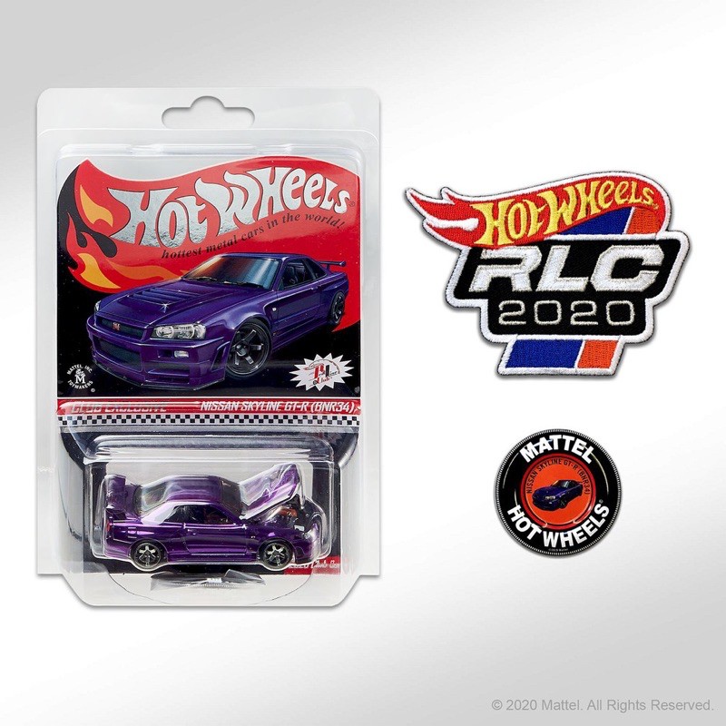 Hot Wheels RLC 2020 Redline Club Nissan Skyline GT-R R34 MIDNIGHT ...