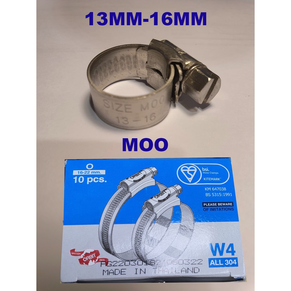 *NORMA* *ORBIT* Hose Clamp Hose Clip -Stainless Steel 304-100% | Shopee ...