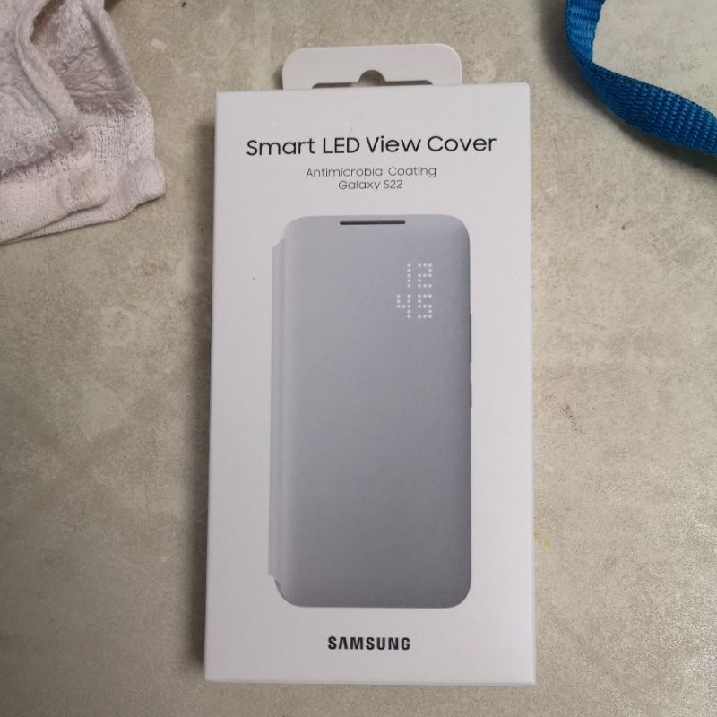 Samsung Galaxy S22 Smart LED View Cover(Original) light grey color ...