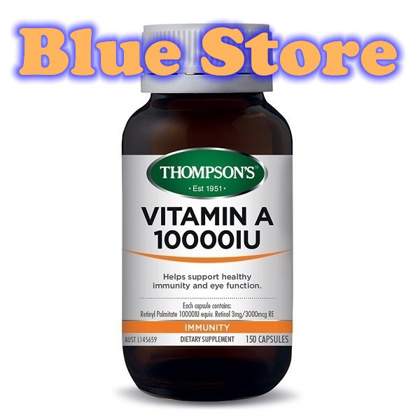 Thompson's-Vitamin A 10000IU (150 Capsules) | Shopee Malaysia