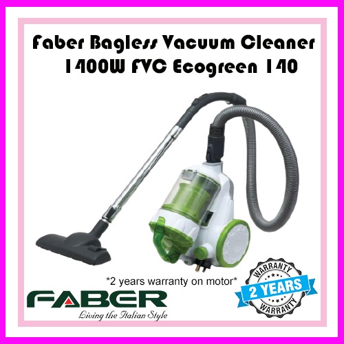 FABER 1400W BAGLESS VACUUM CLEANER FVC ECOGREEN 140 | Shopee Malaysia