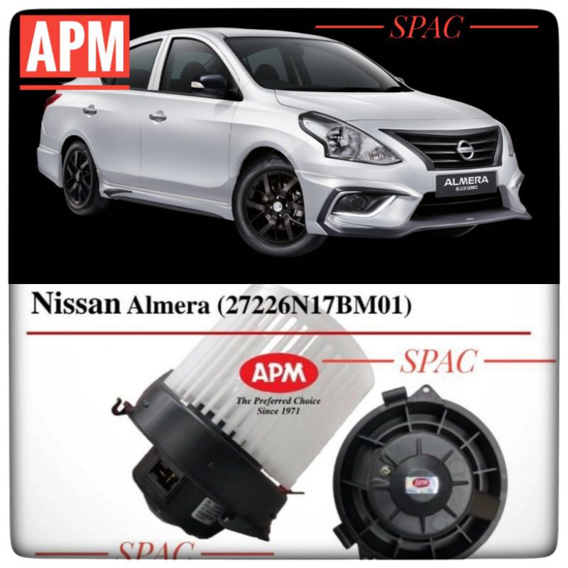 💯% ORIGINAL APM NISSAN ALMERA BLOWER MOTOR | Shopee Malaysia