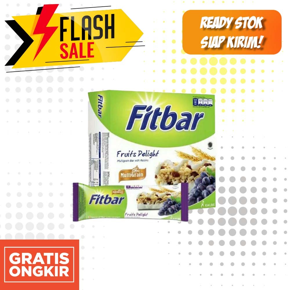- Fitbar Fruit Delight Multigrain Bar 22 grams / Fitbar / Healthy Snack ...
