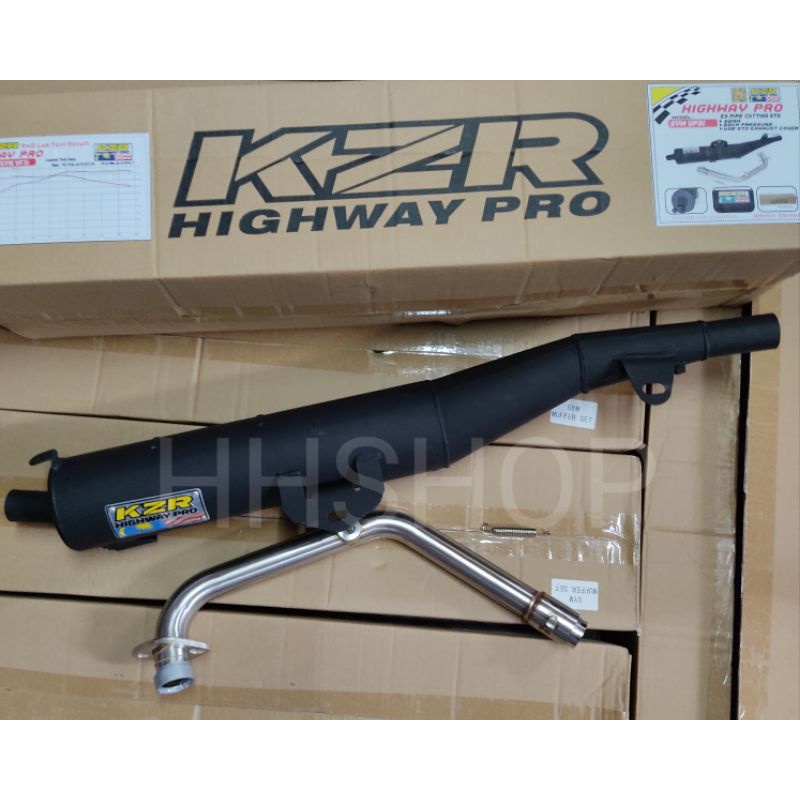 EXHAUST PIPE SYM VF3I 185 KOZI RACING KZR HIGHWAY PRO 32MM 💥READY STOCK ...