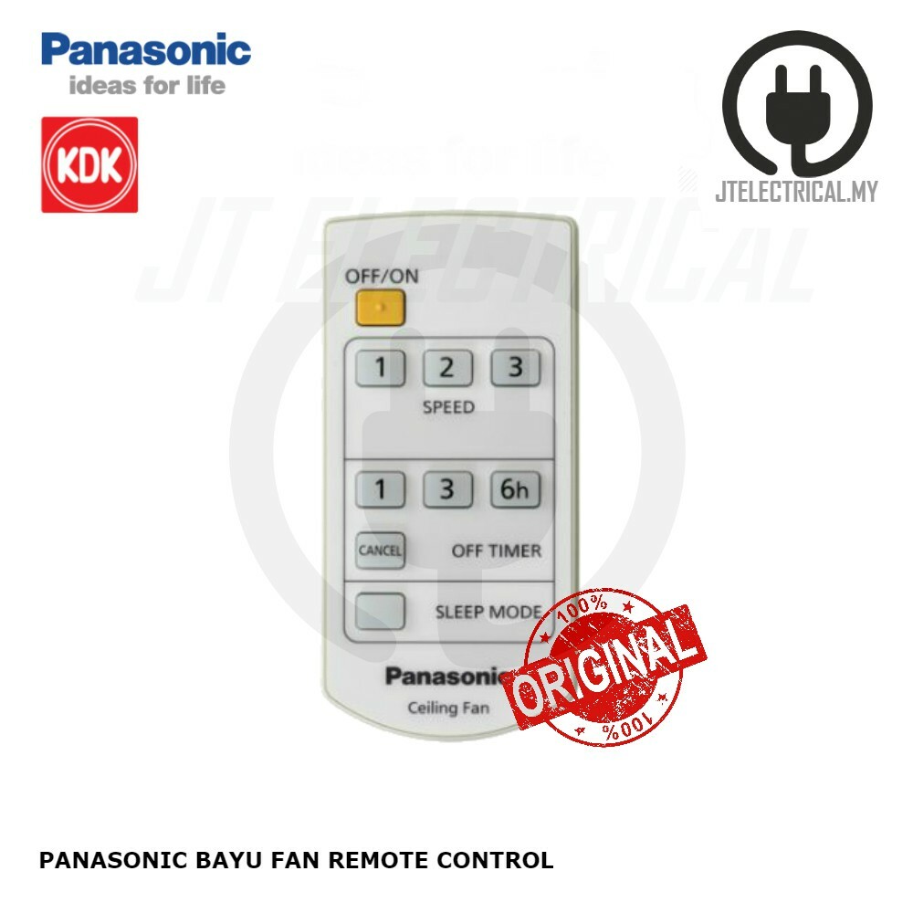 Panasonic / KDK Bayu Fan Remote Control | Shopee Malaysia