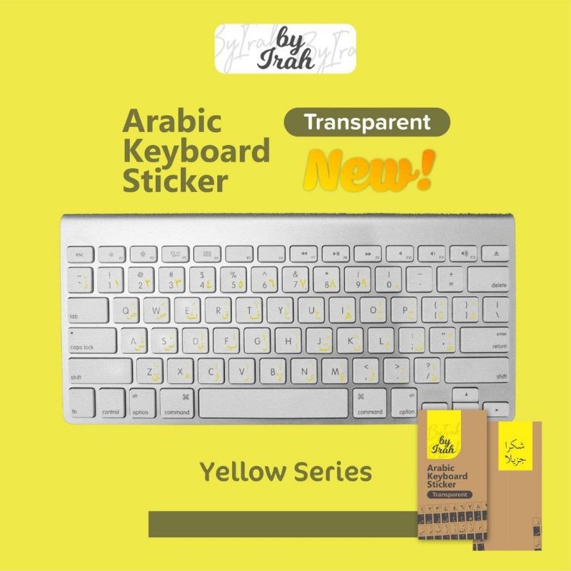 Arabic keyboard sticker transparent sticker keyboard Arab jawi ...