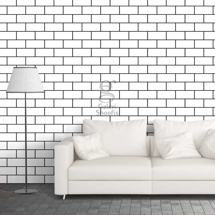 HITAM PUTIH Center Walpaper Sticker, Waterproof and Best Room Wall ...