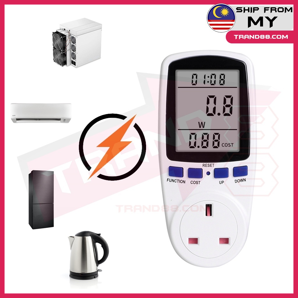 Trand88 Energy Meter Voltage Current Wattage Checker Analyzer Power ...