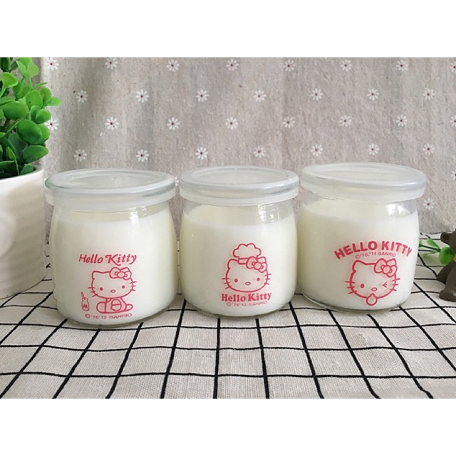 Hello kitty Pudding cup 200ml (3pcs) | Shopee Malaysia