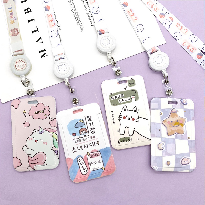 Bus Card Cover Student Meal Card Kindergarten Pick-up Card Set Brand ...