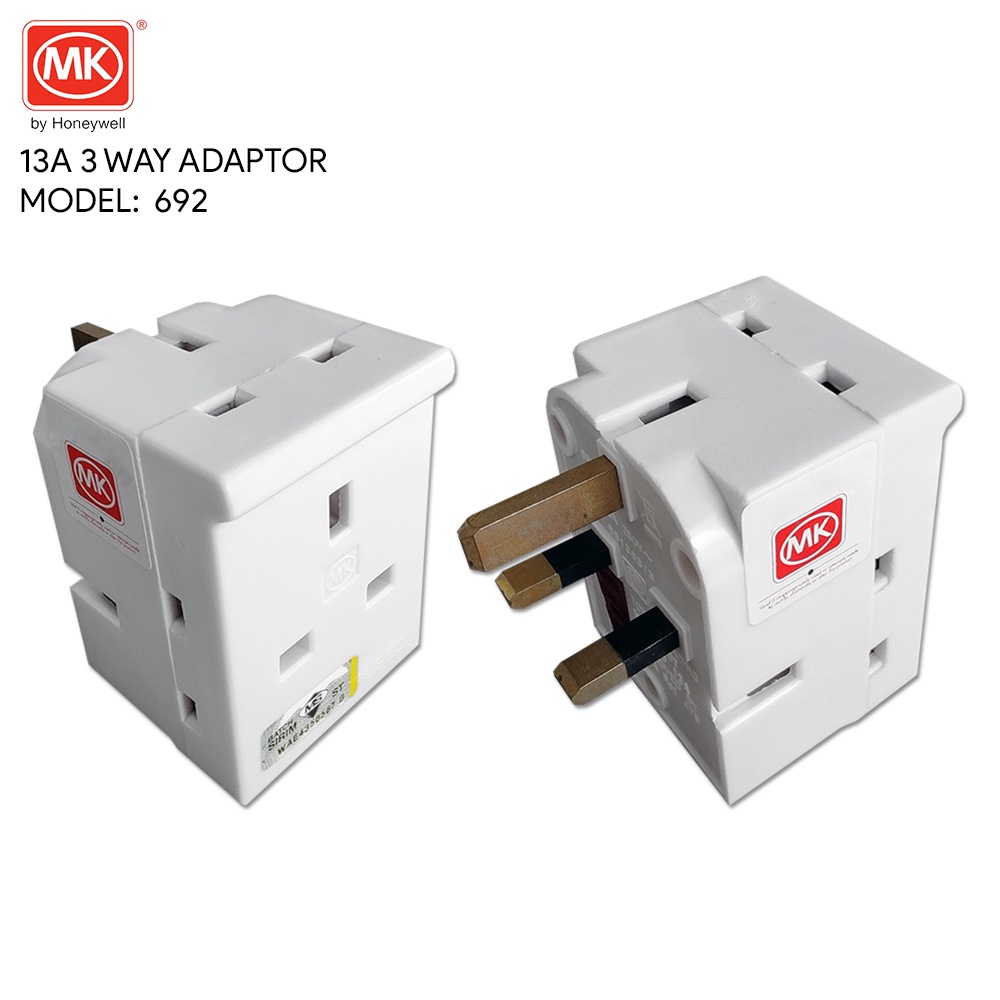 MK 13A 3 Way Adaptor (692) Adapter | Shopee Malaysia