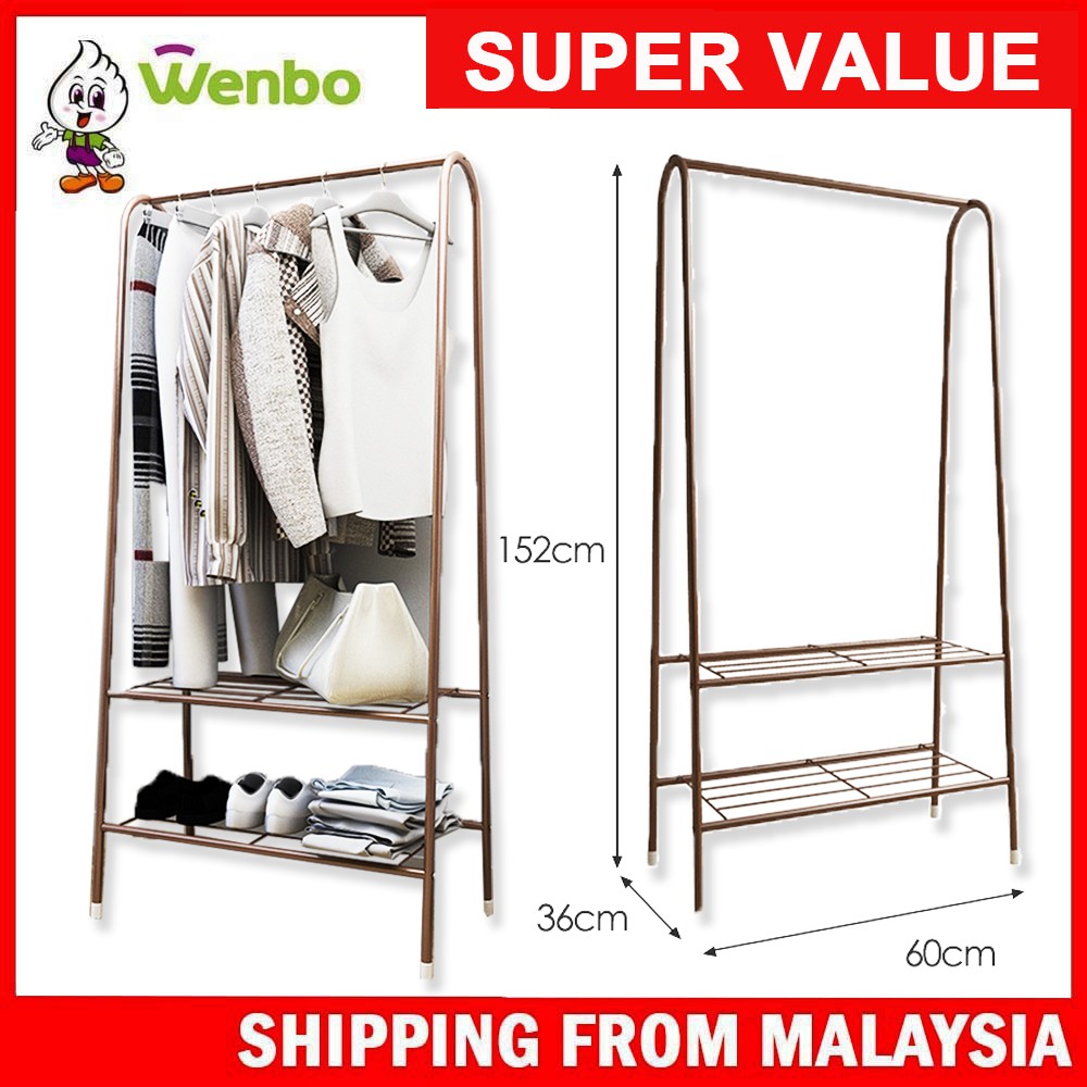 Wenbo Clothes Rack Simple Modern Home Clothes Hanging Rack Living Room ...