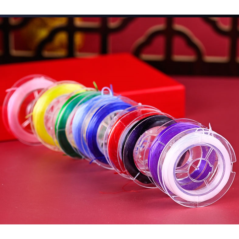 [10METERS] CRYSTAL BRACELET DIY ELASTIC STRING NYLON STRETCHABLE KOREAN ...