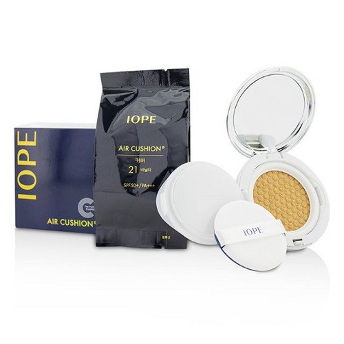 💯%Original Korean Brand IOPE Air Cushion XP Natural SPF50+ PA+++- C21 with Refill 15g | Shopee ...