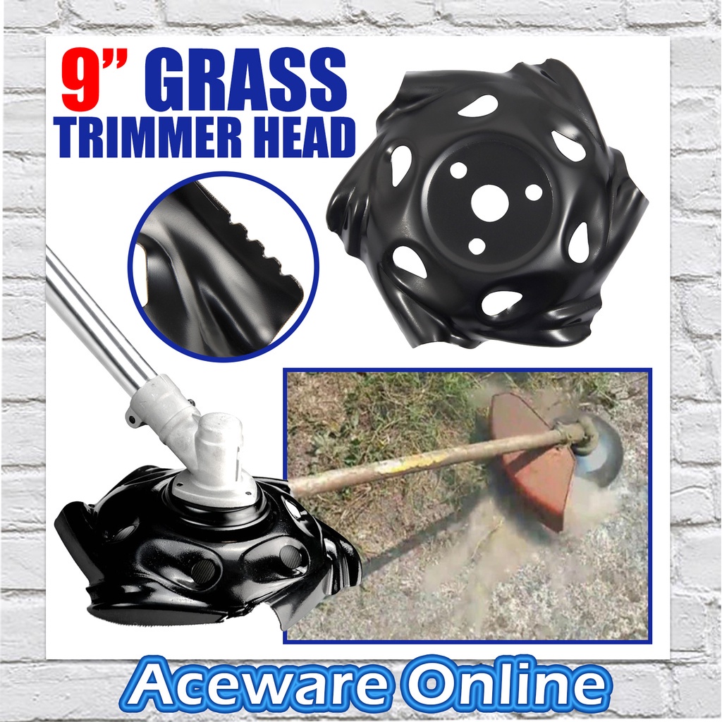 Grass Trimmer Head Lawn Mower Alloy Weeding Tray Scraper Removes Grass ...