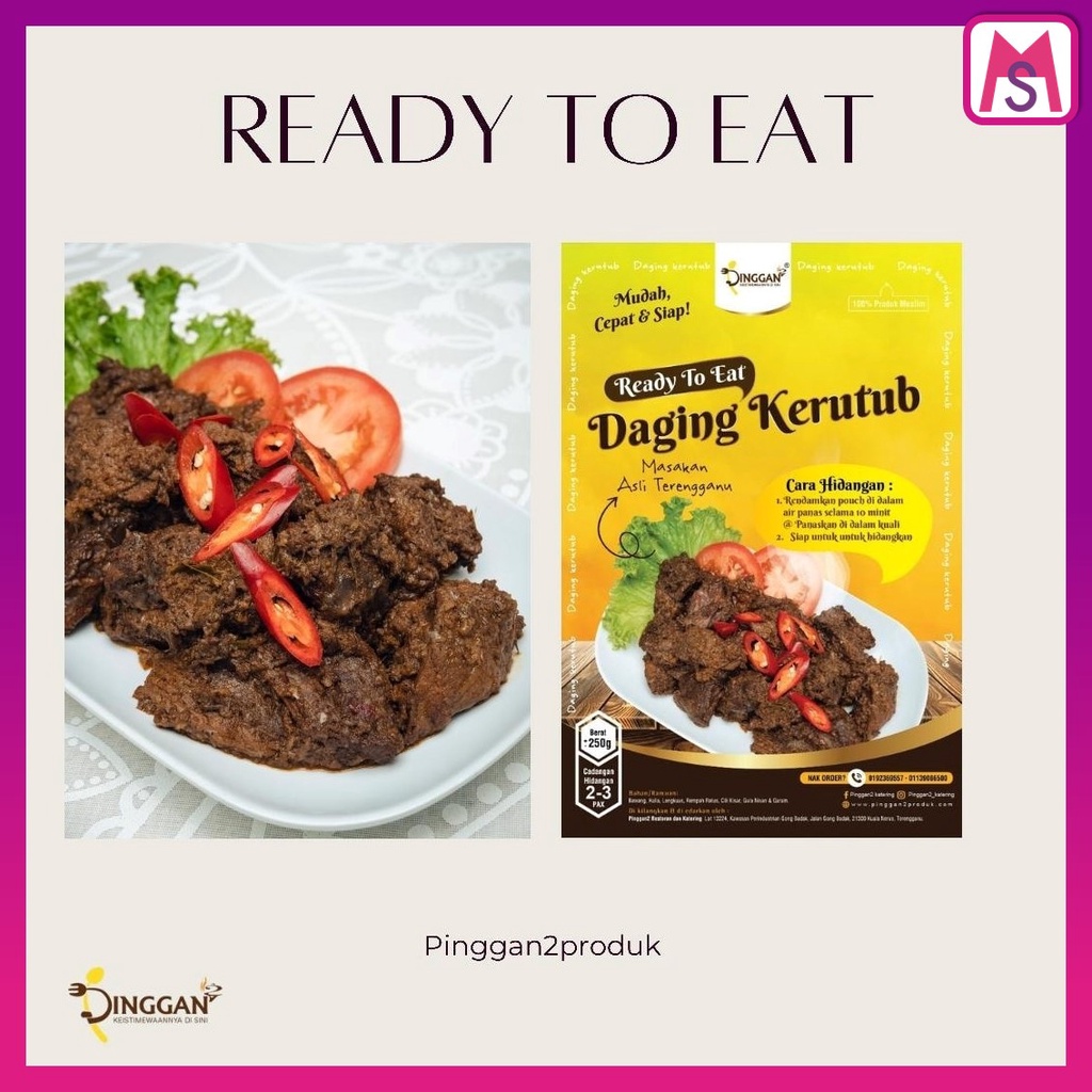 Daging Kerutub by Pinggan2 Katering Ready To Eat [UI 019 | SM 076 ...