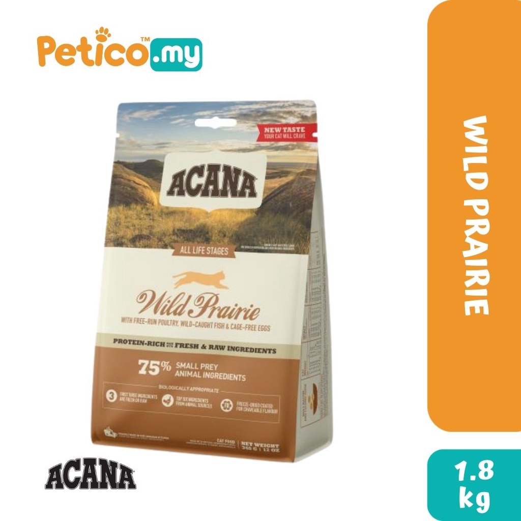Acana 1.8KG Adult/ Kitten Dry Cat Food (Bountiful/ First Feast/ Grasslands/ Harvest/ Indoor ...