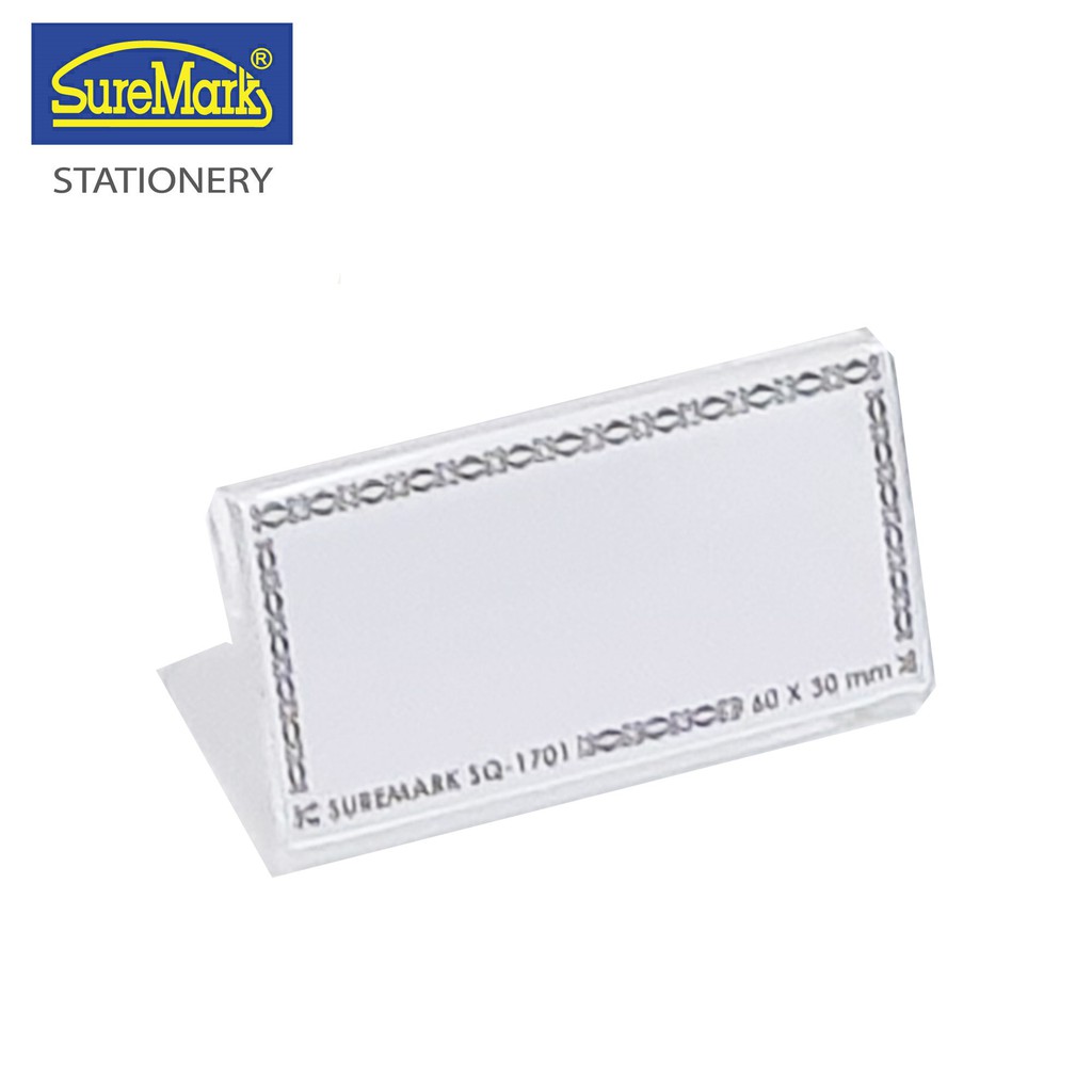 SureMark Acrylic L-Shape Card Stand | Shopee Malaysia