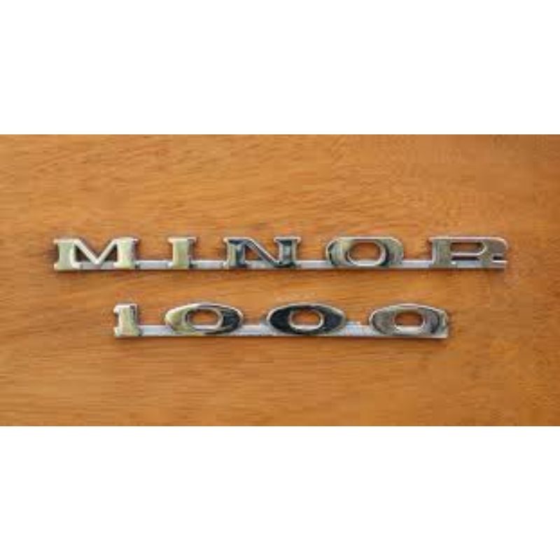 Morris Minor rear boot badge (Minor 1000) | Shopee Malaysia