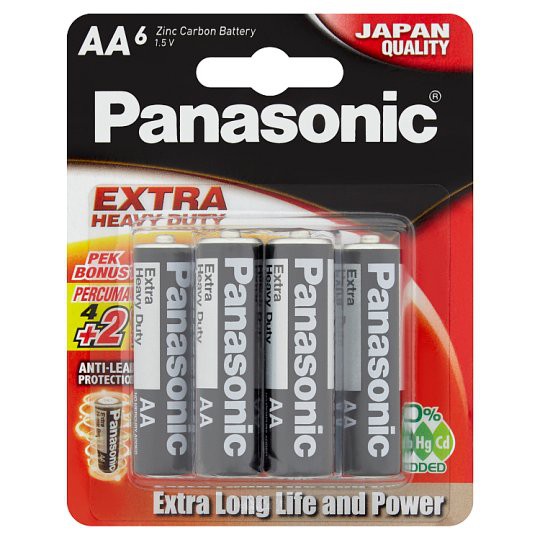 PANASONIC EXTRA HEAVY DUTY AA BATTERY | Shopee Malaysia
