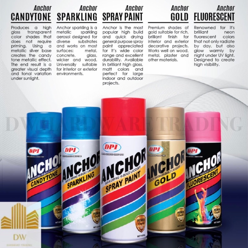 🔥Ready Stock🔥ANCHOR Spray Paint/Standard Color (No 18 to No 39 ...