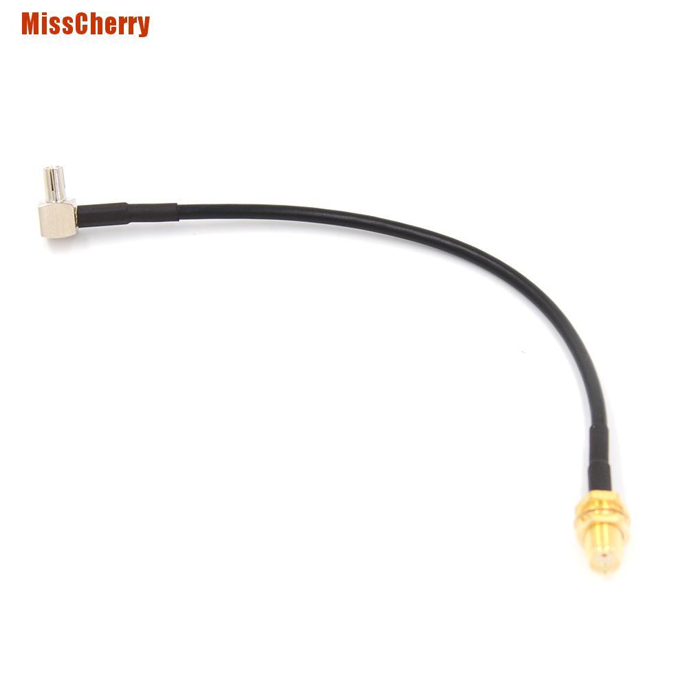 {[MissCherry]} Ts9 Male Right Angle Pigtail Coaxial Cable Antenna Sma Female Jack | Shopee Malaysia