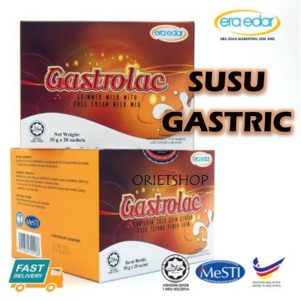 SUSU GASTROLAC ERA EDAR ( UNTUK GASTRIC ) - PEK BARU 20SCH X 30GM ...