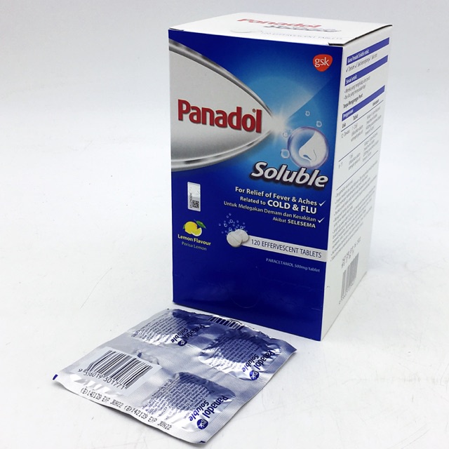 PANADOL SOLUBLE ( 4 tablets ) | Shopee Malaysia