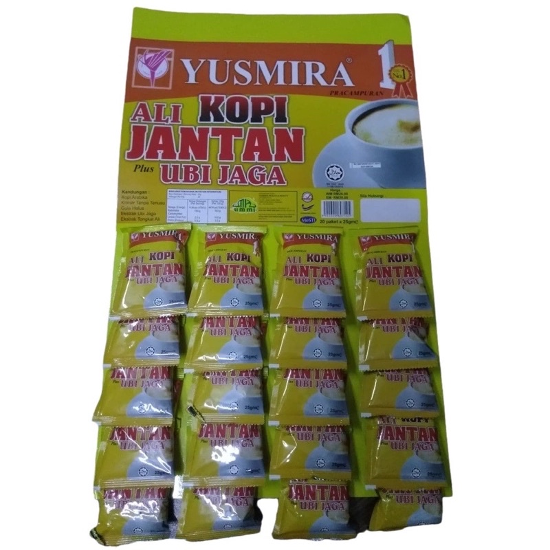 yusmira kopi ali jantan plus ubi jaga | Shopee Malaysia
