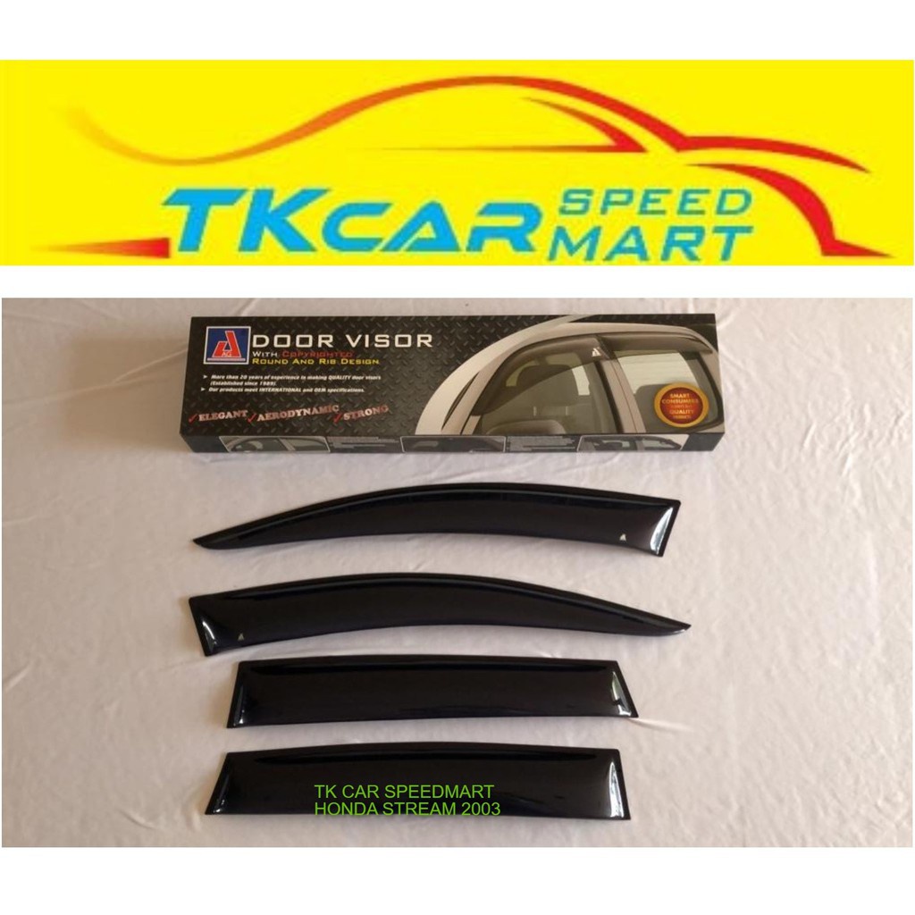 HONDA STREAM RN1-RN5 2000-2006 AG DOOR VISOR(10CM) | Shopee Malaysia