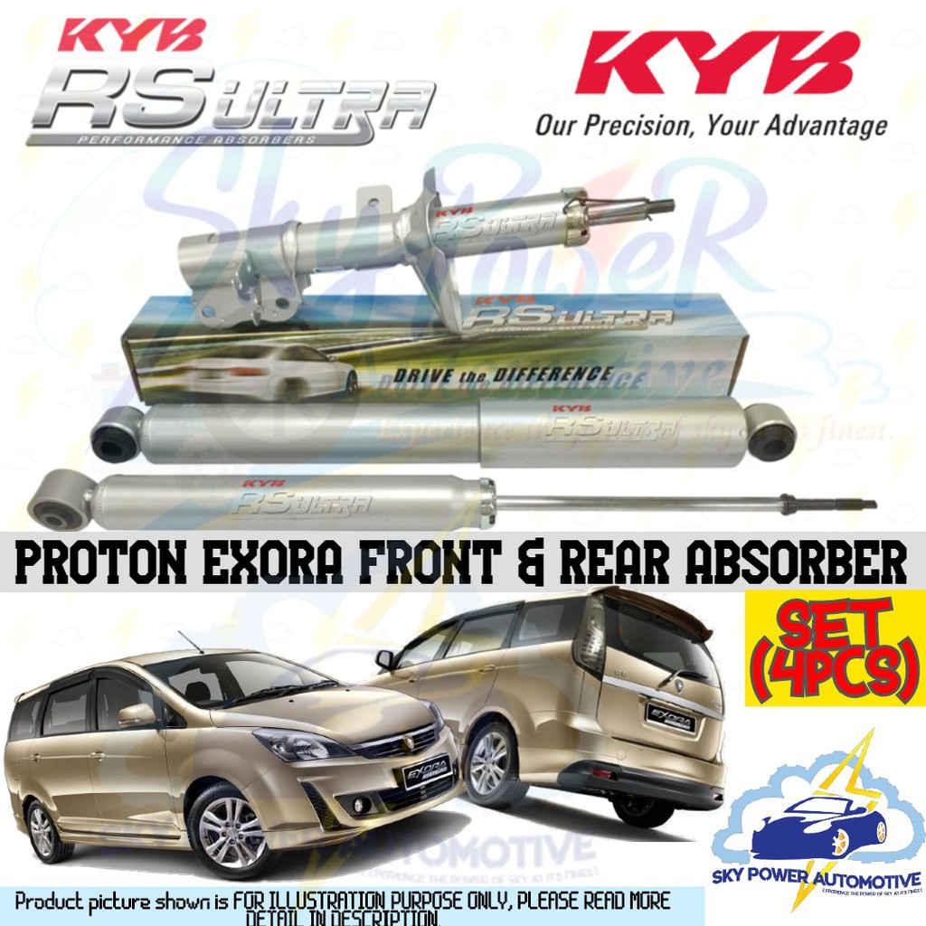 PROTON EXORA KAYABA (KYB) RS-ULTRA HEAVY DUTY & HIGH-PERFORMANCE SHOCK ...