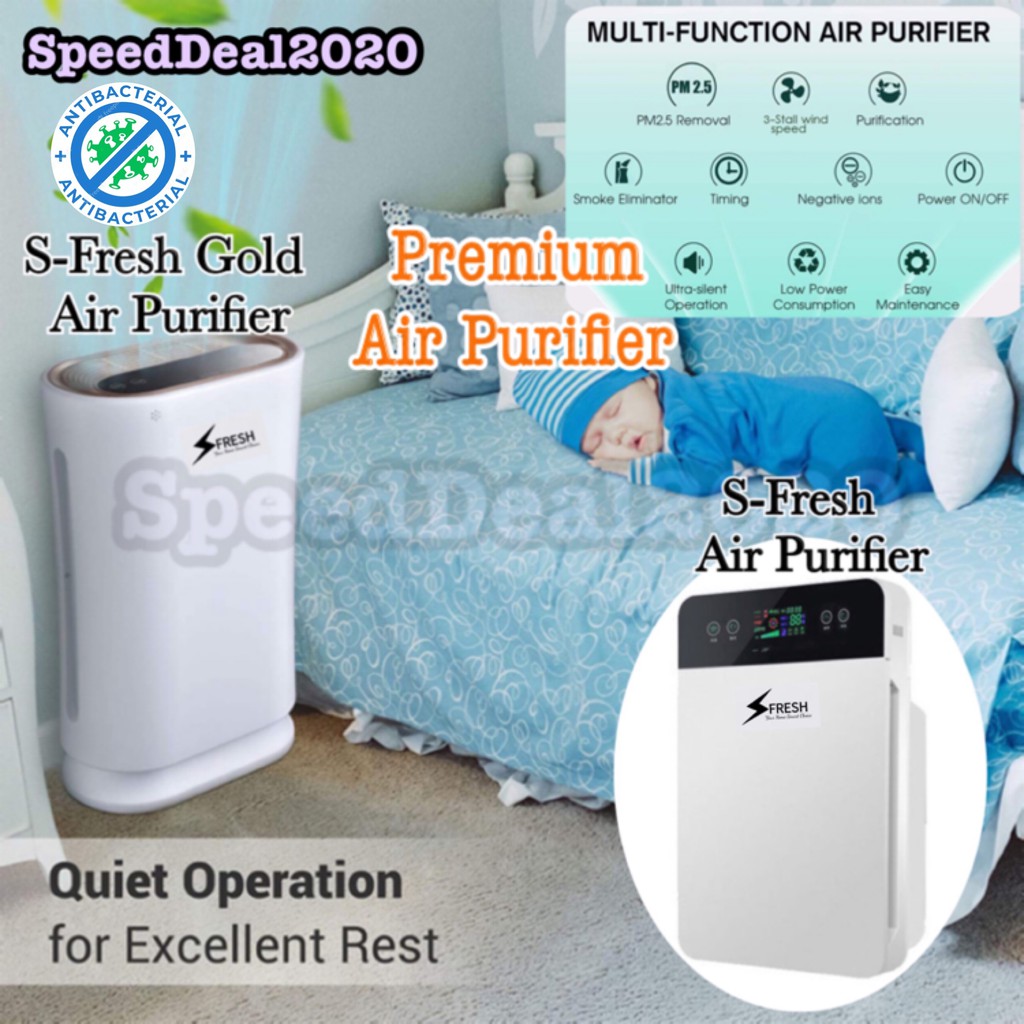 Japan Tech💥Air Purifier Anti-PM2.5 Anti Bacteria Sterilizer Household ...
