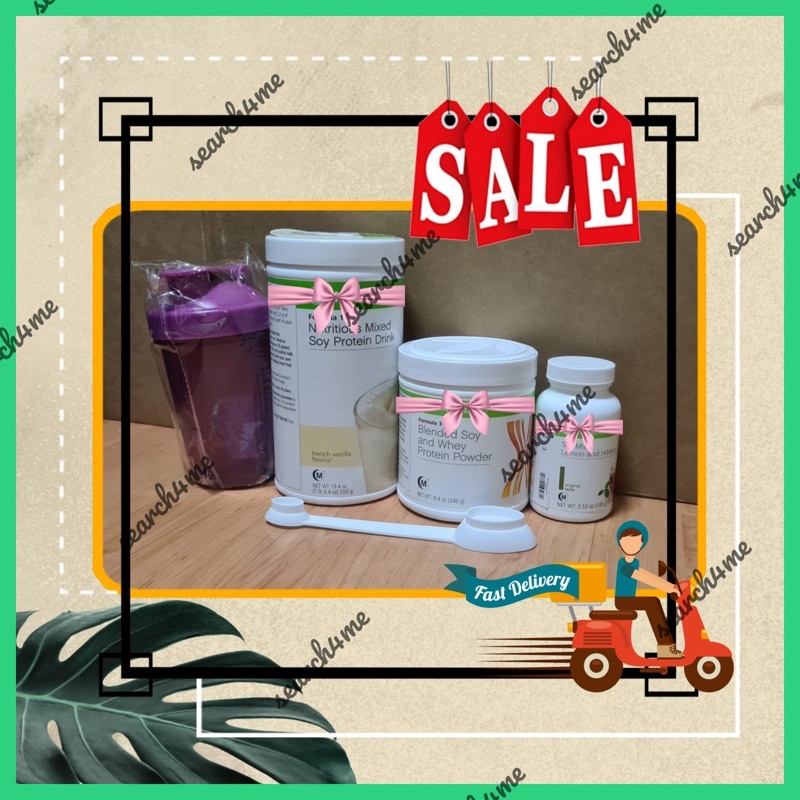 Herbalife formula 1 starter pack- formula 1 shake + protein powder ...