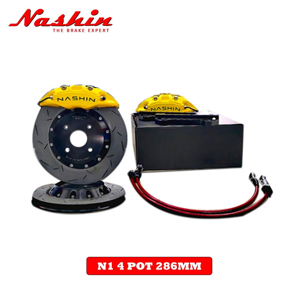 Perodua Myvi 2005-17 - Nashin N1 Mini 4 Pot Big Brake Kit (286mm ...