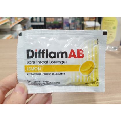 Difflam AB Sore Throat Lozenges ubat lozeng sakit tekak cough lozenge | Shopee Malaysia