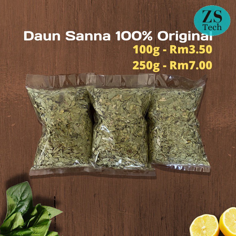 Daun Sanna 100% Original Teh Senna Tea Cuci Perut Herba Tradisional ...
