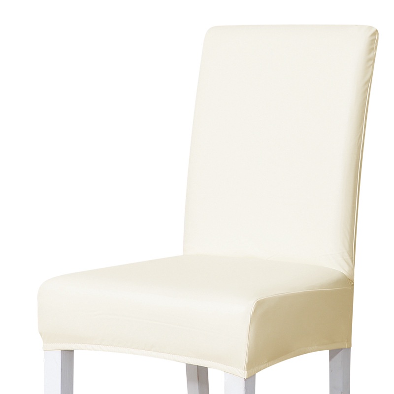 PU Leather Pure Color Chair Cover Elastic Stretch Chair Protector ...