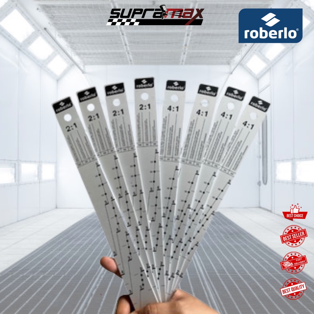 ROBERLO Stick Paint Mixing Ruler/ Car Paint Measuring Scale Mixing ...