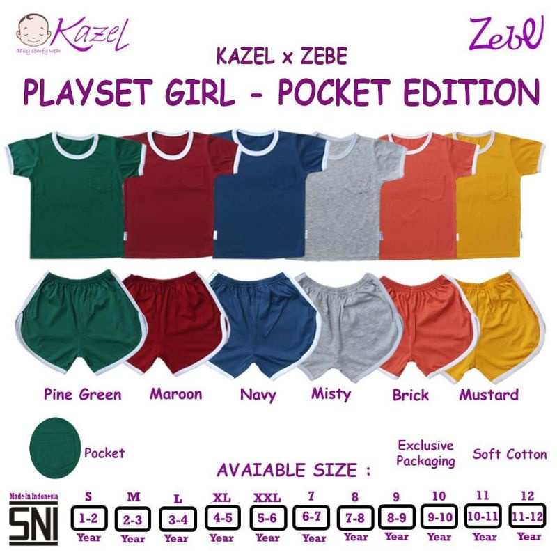 Kazel X ZEBE Playset Girl Pocket Edition | Shopee Malaysia