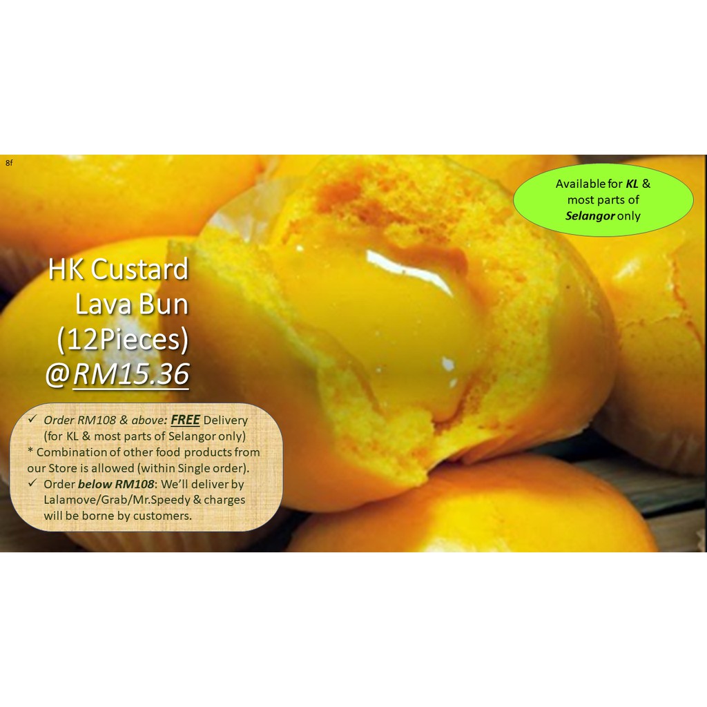 HK Custard Lava Bun (12pcs) | Shopee Malaysia